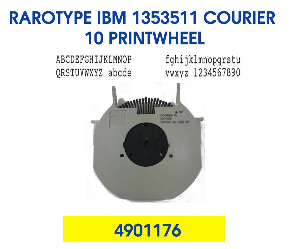 RAROTYPE IBM 1353511 COURIER 10 PRINTWHEEL – MacFarlane Office Products ...